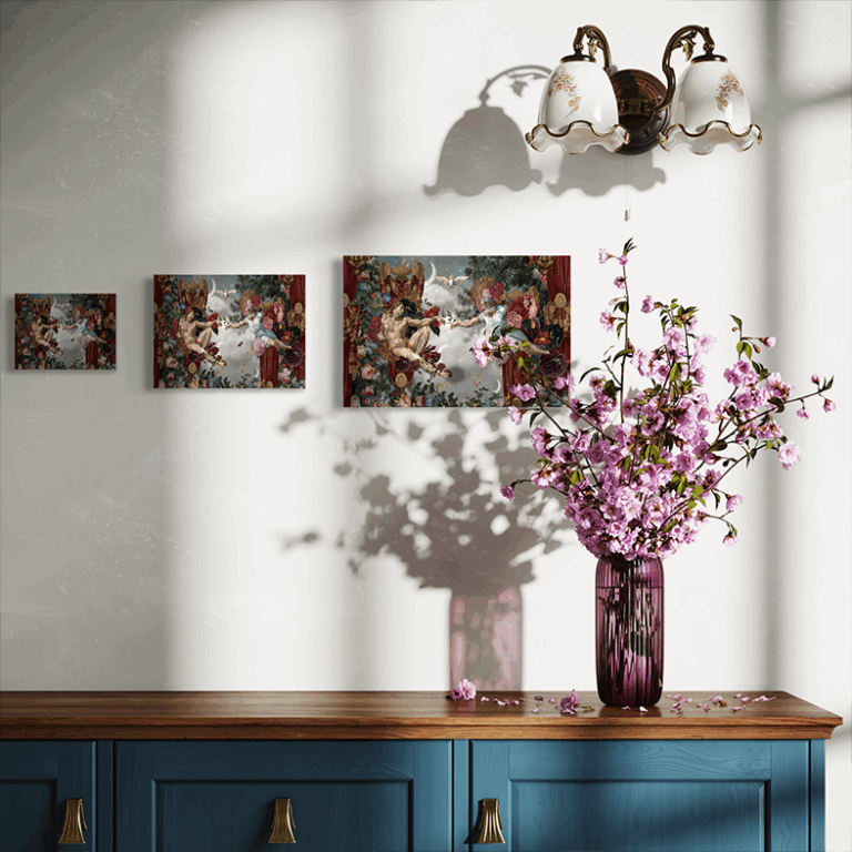 AFFICHE A3 LA CREATION D'ADAM - Voglio Bene